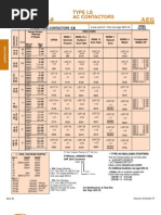 AEG Contactor Type LS - K English | PDF | Alternating Current | Relay
