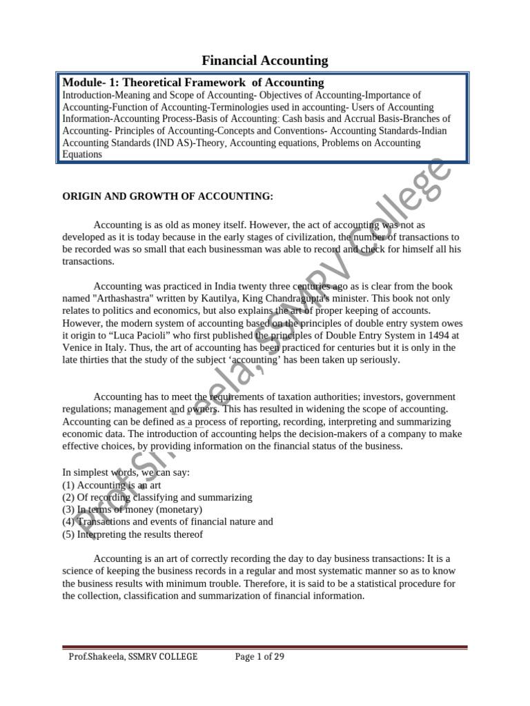 Fundamentals of Financial Accounting | PDF | Bookkeeping | Expense