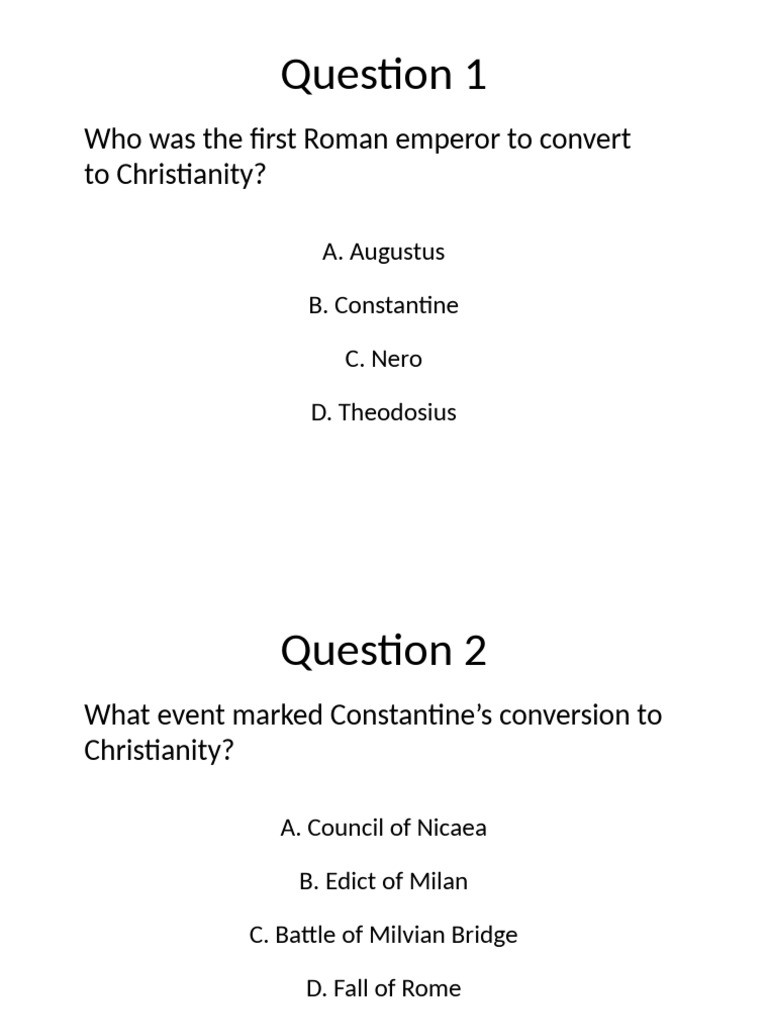 Final Early Christian Byzantine Quiz | PDF | Mosaic | Constantine The Great