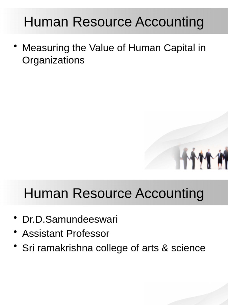 Understanding Human Resource Accounting | PDF