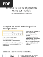 Bar Model Techniques for Fractions | PDF | Home & Garden