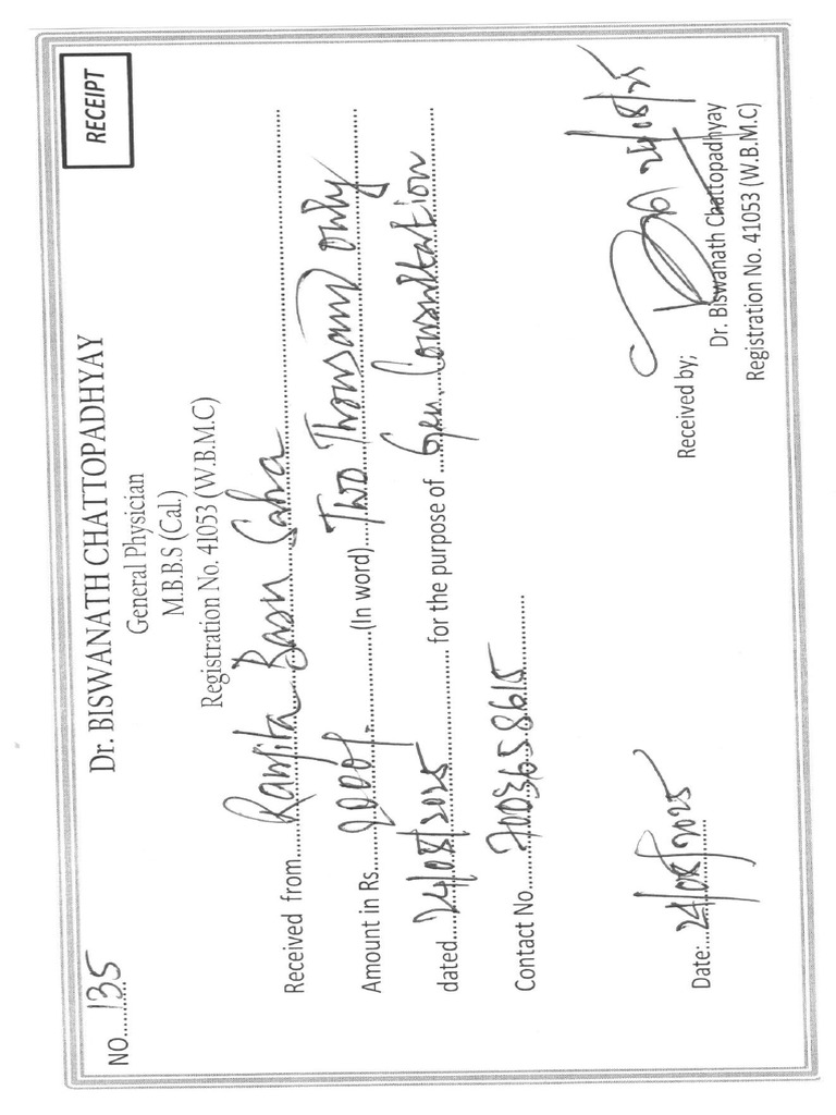 Dr. Receipt | PDF