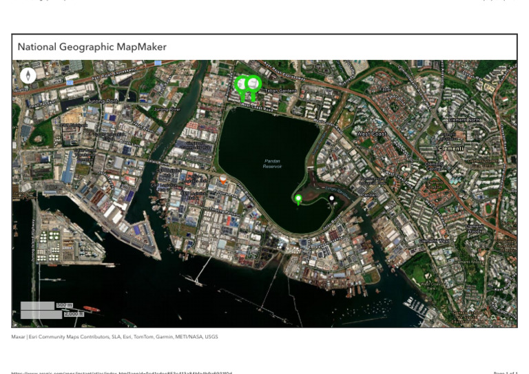 Pandan Reservoir Map | PDF