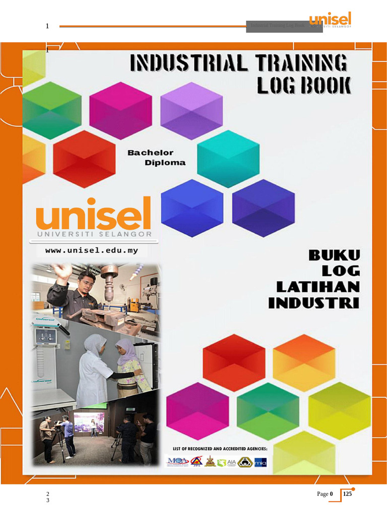 Log Book Industrial Training | PDF | Graphic Design | Typography