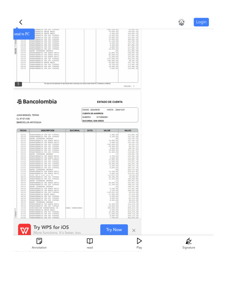 Try WPS For iOS: Tap To Send To PC | PDF
