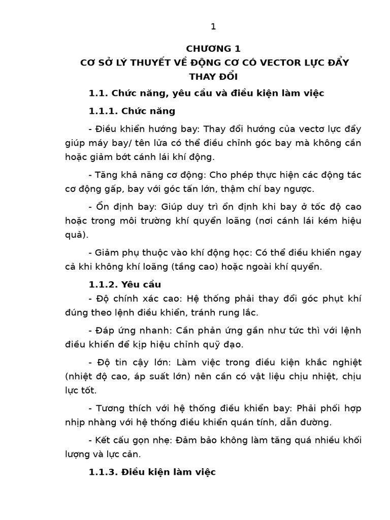 Dong Co Vector Luc Day Thay Doi | PDF
