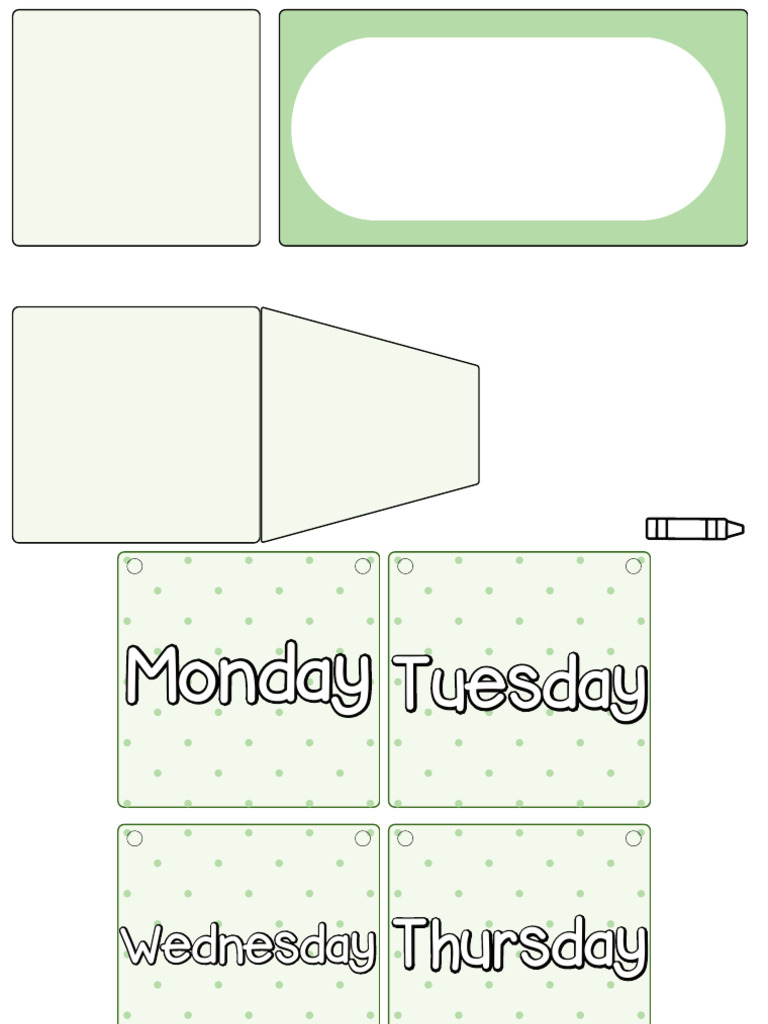 Crayon Flip Calendar Overview | PDF