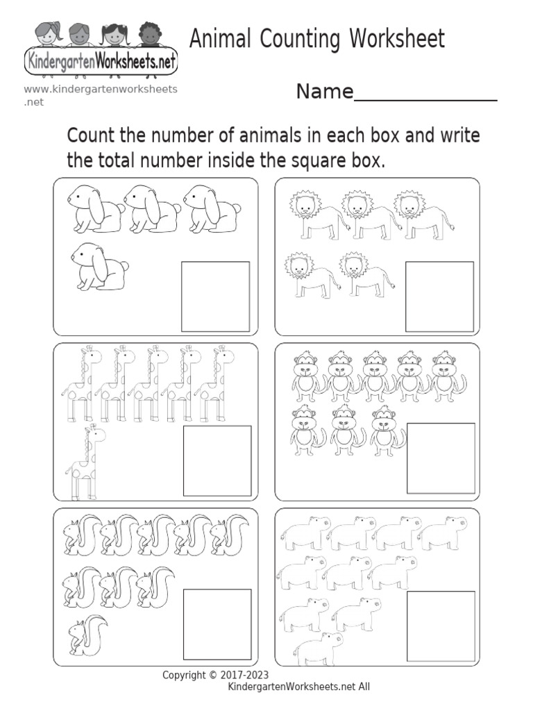 Identify Numbers Counting Worksheet | PDF
