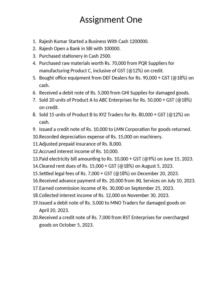 Tally Prime Transactions Sheet 2 | PDF