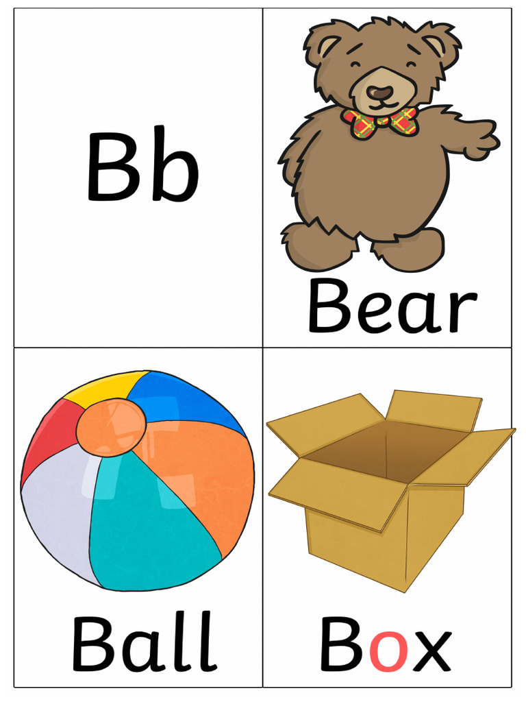 k1 Letter B Flashcards-2 | PDF
