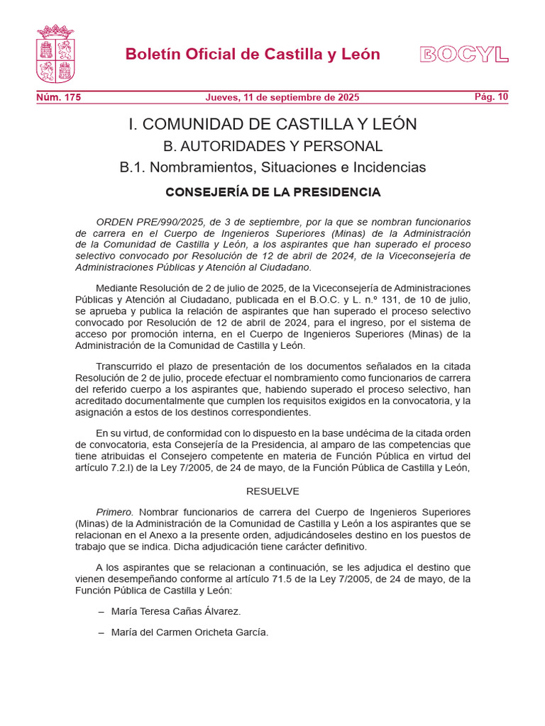 Bocyl D 11092025 1 | PDF | Gobierno | Gobernancia