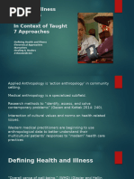 Explanatory Model Kleinman | PDF | Mental Disorder | Health Care