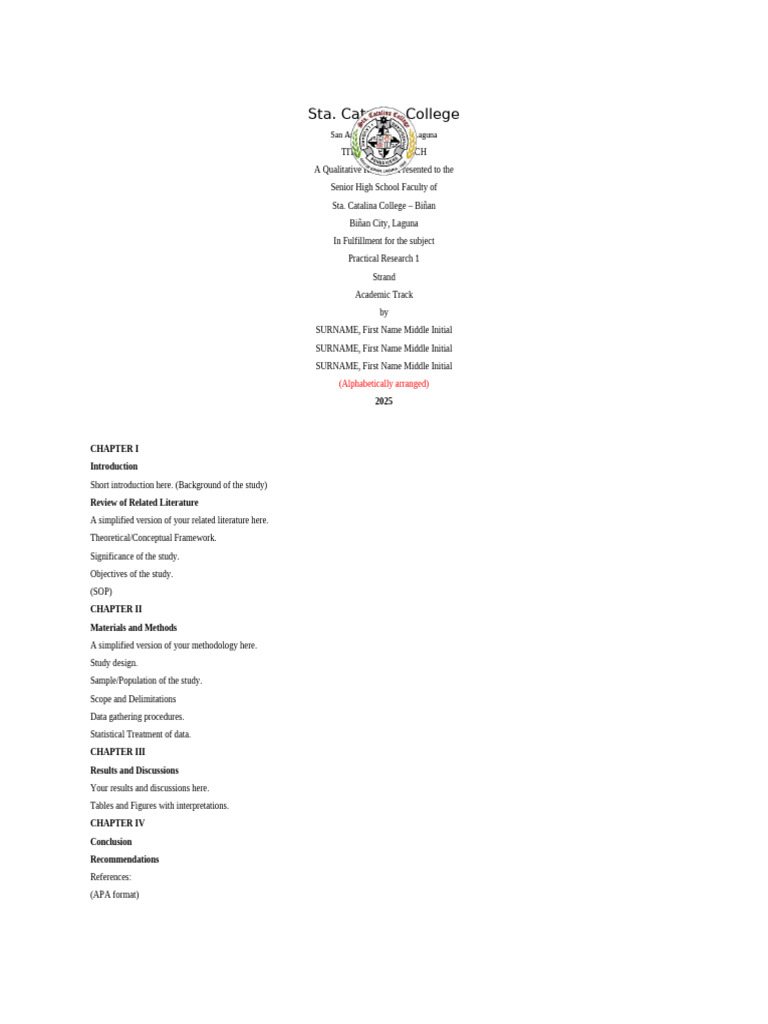 Imrad Format | PDF