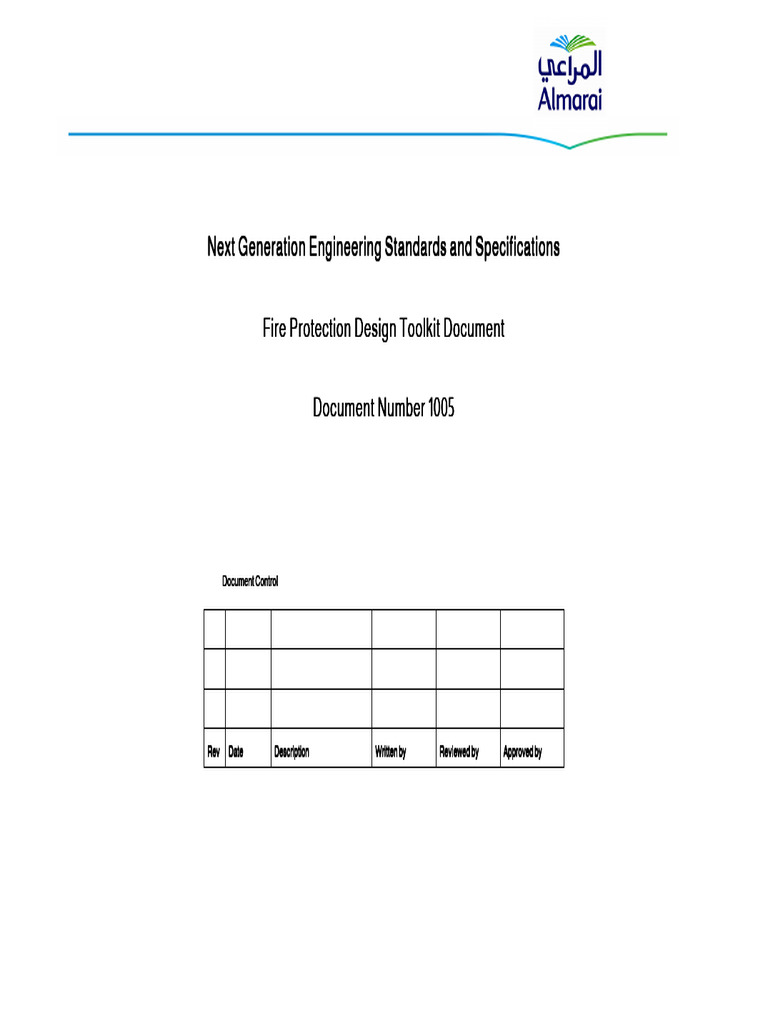 Fire Protection Design Toolkit 1005 | PDF | Fire Safety | Firefighting