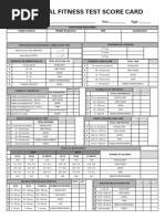 Napfa Standards (Secondary / Pre-U) - Females | PDF | Physical Exercise