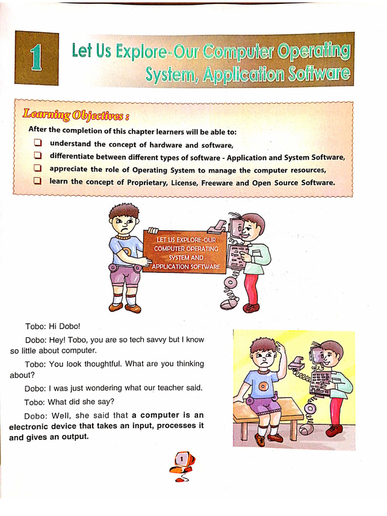 Let Us Explore-Our Computer Operating System, Application Software | PDF