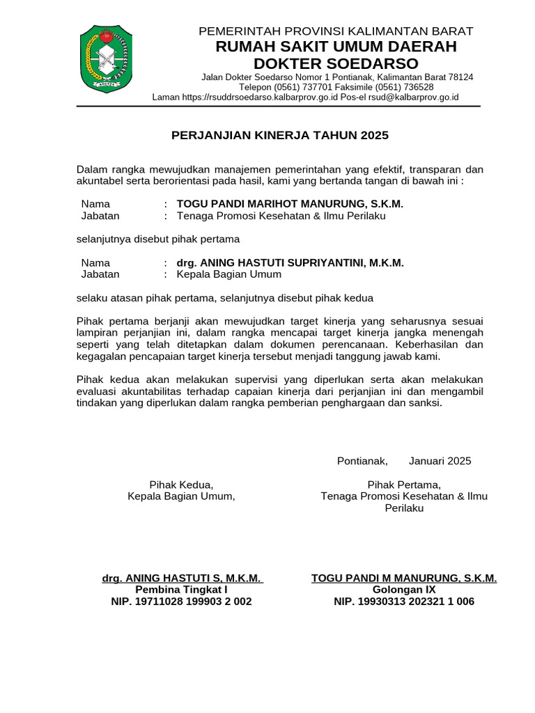 Perjankin TOGU PANDI | PDF