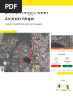 Panduan AVENZA MAPS | PDF