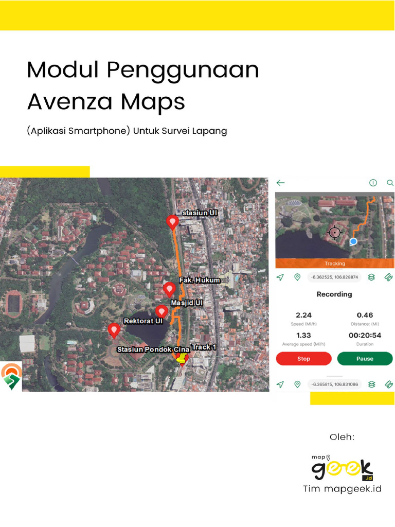 Panduan Aplikasi Avenza Maps | PDF