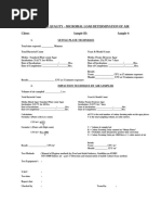 CFU Formulae With Correction Table | PDF