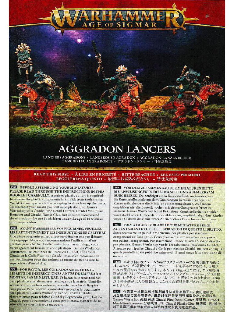 Seraphon Aggradon Lancers | PDF