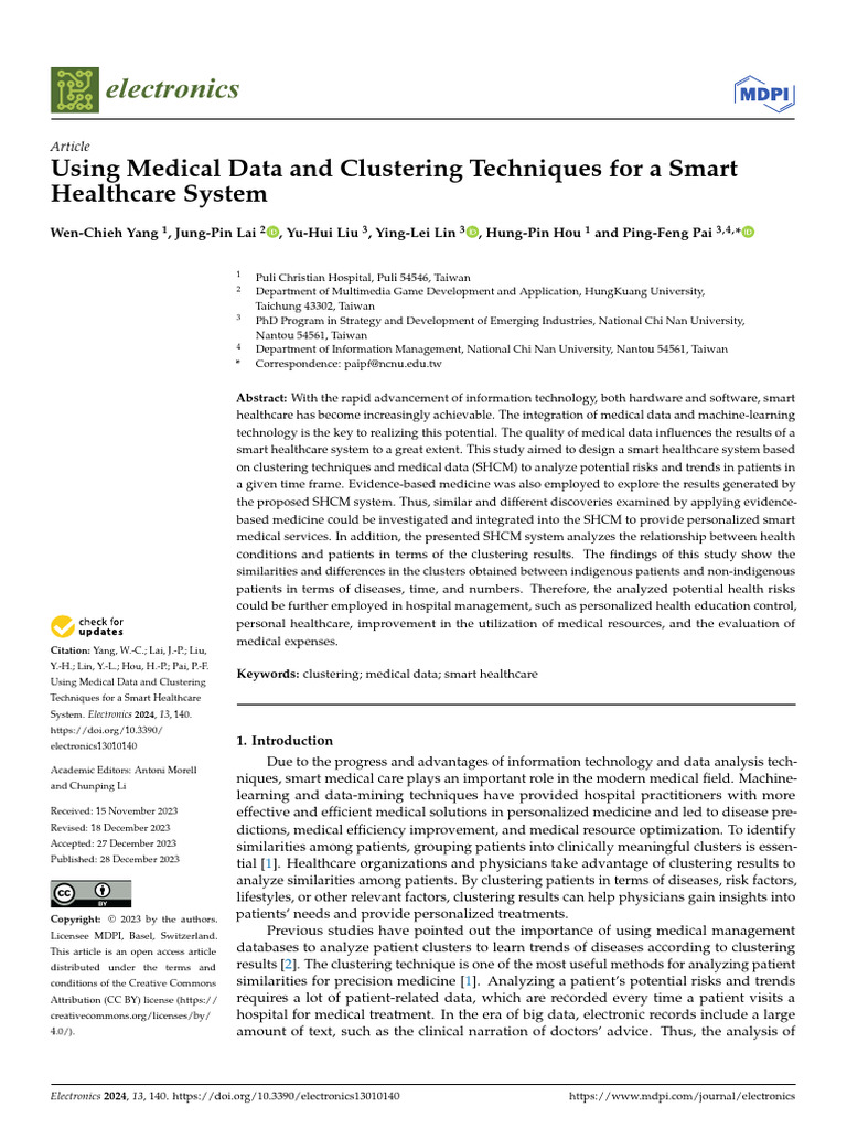 Using Medical Data and Clustering | PDF | Cluster Analysis | Vector Space
