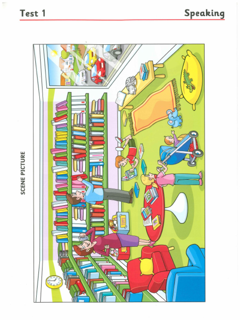 Starters - Speaking Test 1 - PRINT OUT | PDF