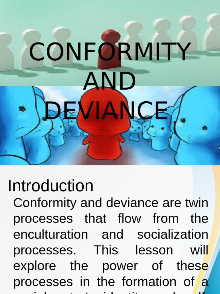 Understanding Conformity and Deviance | PDF | Deviance (Sociology ...