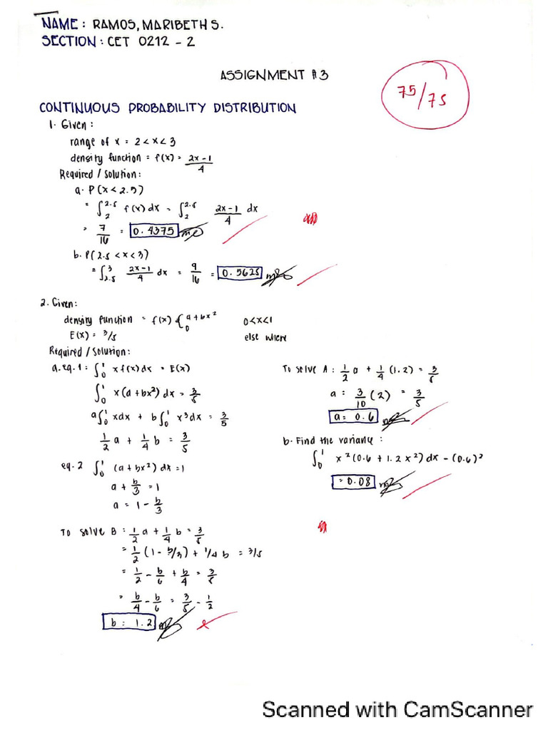 Assignment#3 Score | PDF