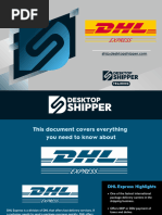 MyDHL+ Shipment Upload Guide | PDF | Comma Separated Values | Computing