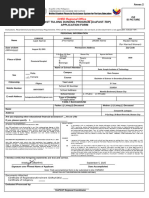 TDP Application Form | PDF