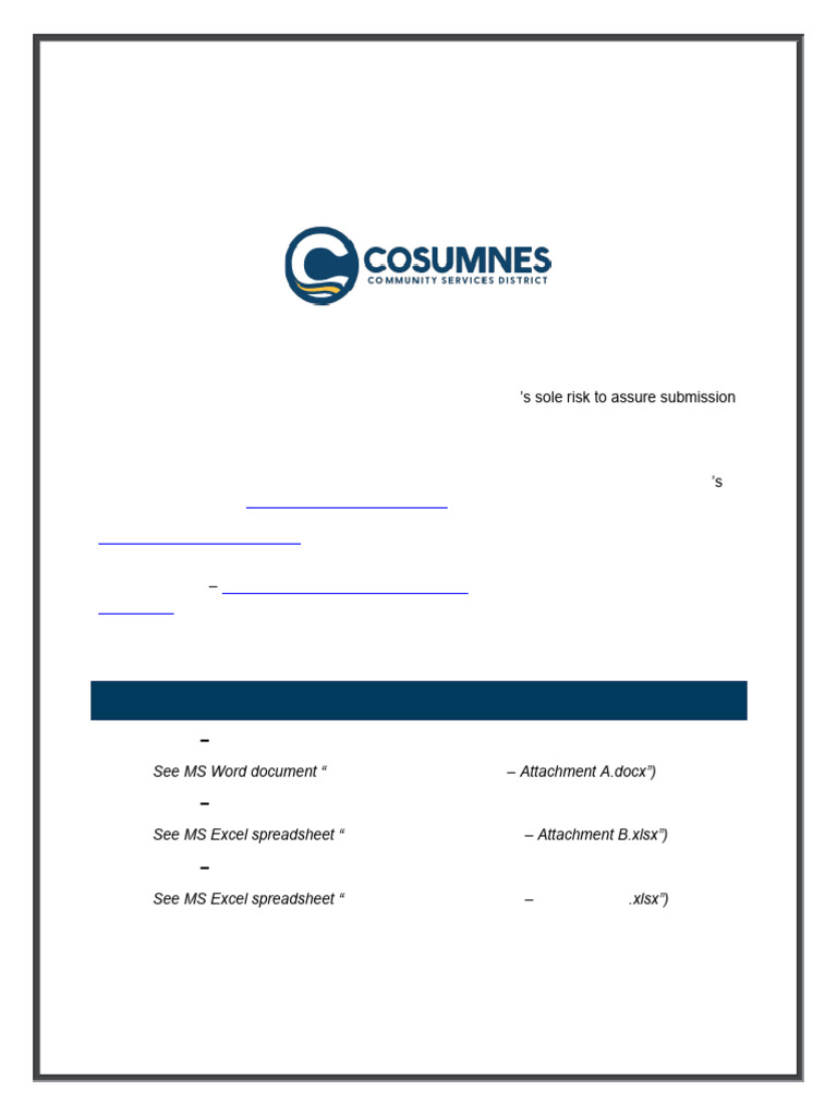 ERP Software RFP for Cosumnes CSD | PDF | Budget | Enterprise Resource ...