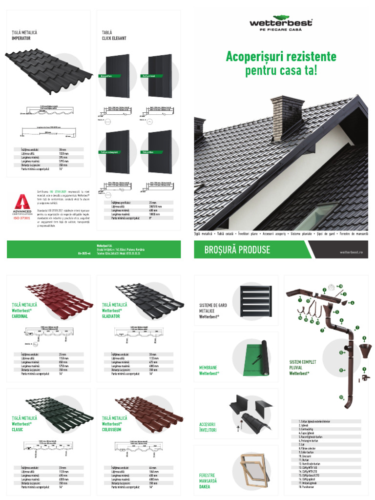 Wetterbest Brosura Produse Ro 04 2025 v6 | PDF
