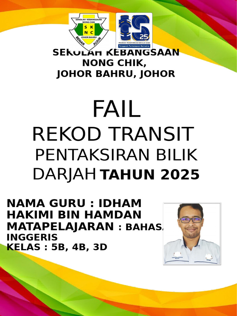 Cover Rekod Transit | PDF