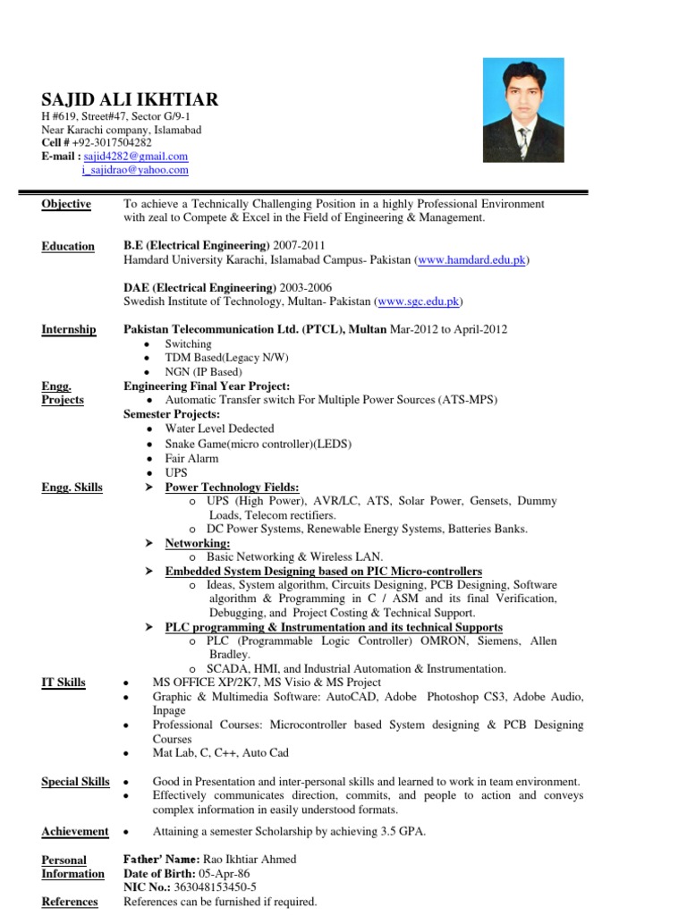 Sajid Resume | PDF | Art | Computers