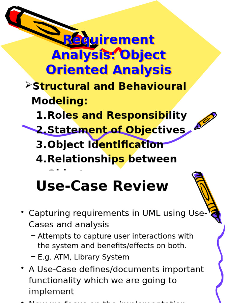 Object-Oriented Analysis for Software Design | PDF | Use Case | Elevator