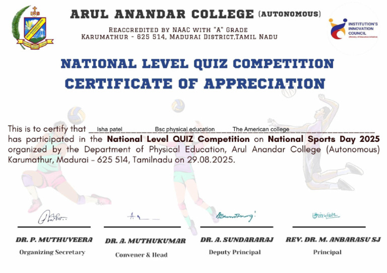 Certificate Isha Patel | PDF