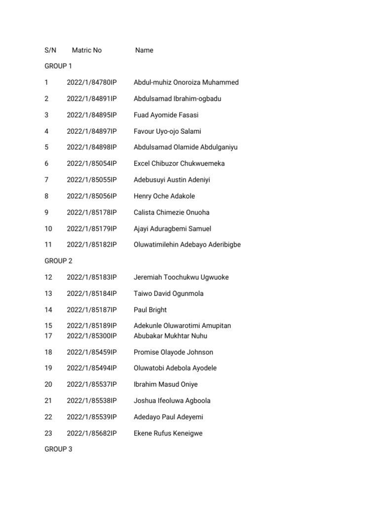 PGE323 Final ASSIGNMENT Grouping | PDF