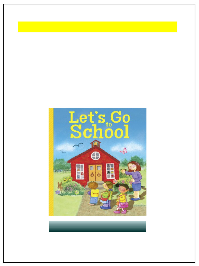 Let s Go to School Caleb Burroughs available all format | PDF