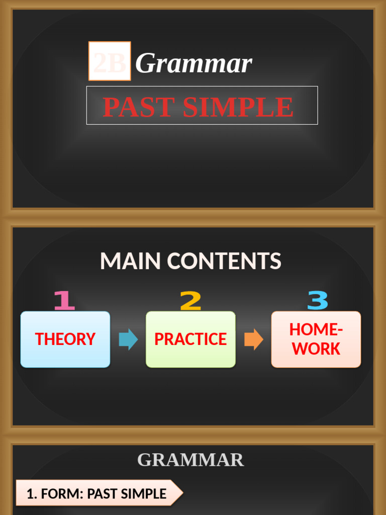Past Simple Grammar Overview | PDF | Language Families | Grammar