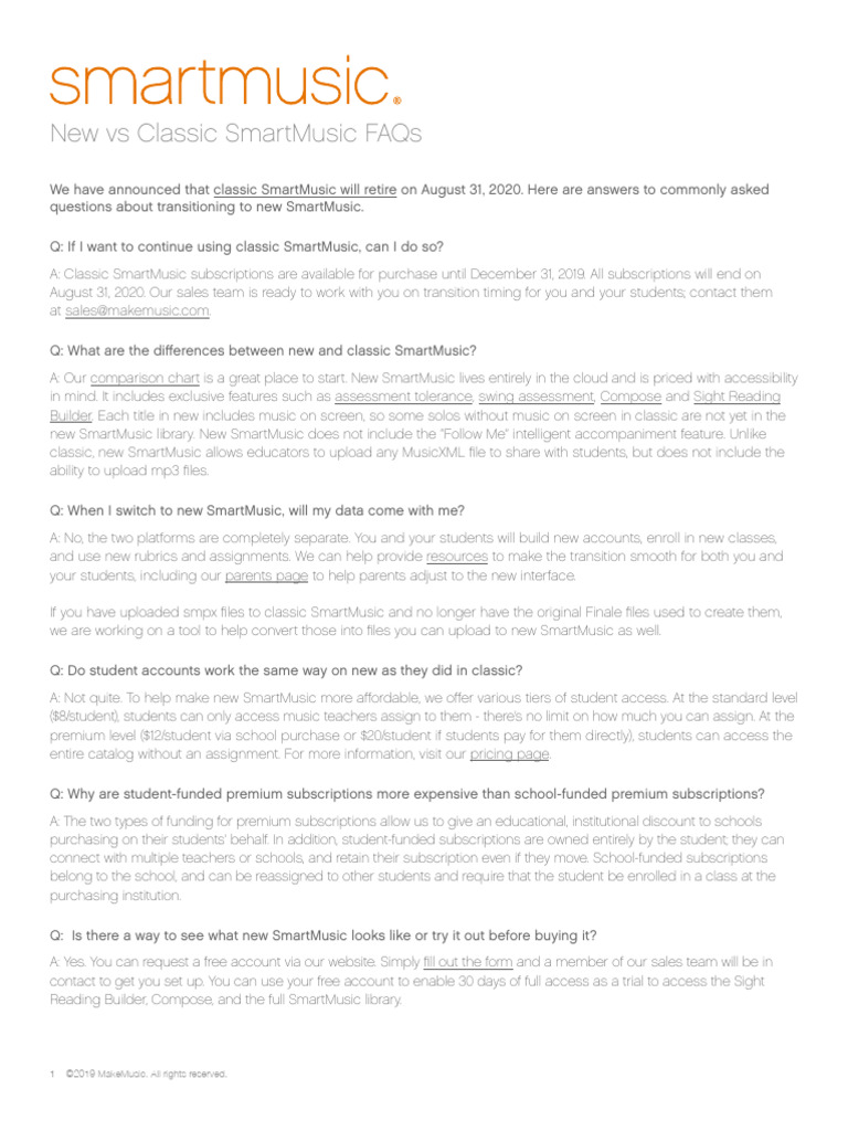 Classic SM Retirement FAQ | PDF | Subscription Business Model | Smartphone