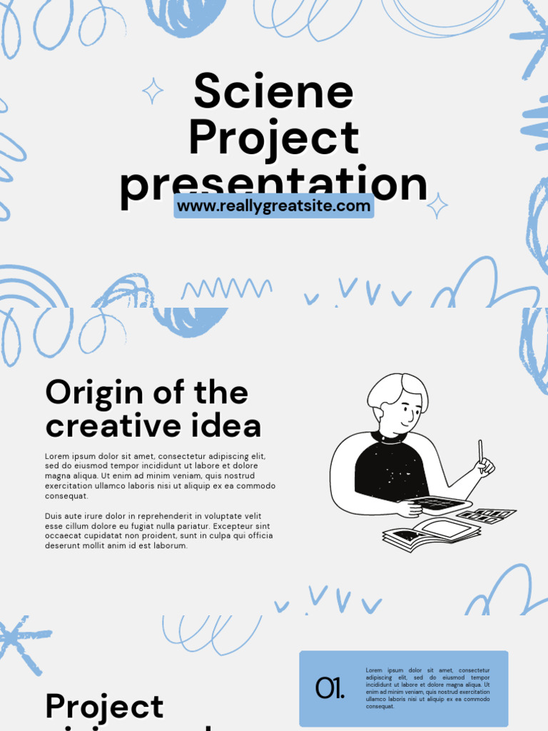Blue Doodle Project Presentation | PDF
