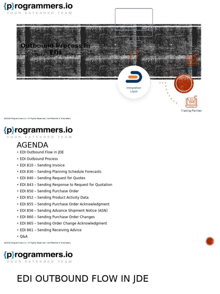 EDI Outbound Process Overview | PDF | Electronic Data Interchange ...