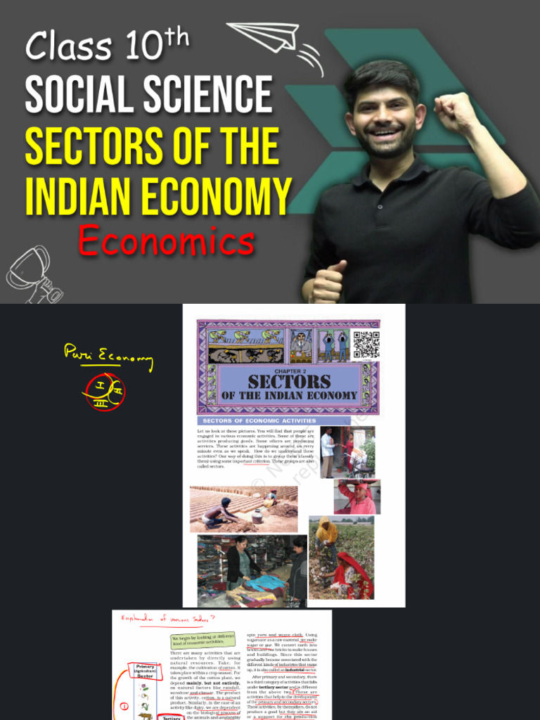 Sectors of Indian Economy Class L2 | PDF