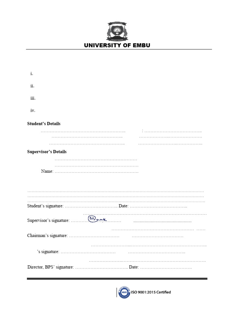 Nov 24 UoEm-F-BPS-006 Thesis Final Hard Bound Copies Submission Form | PDF