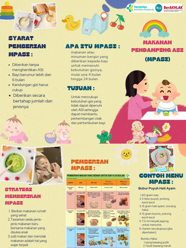 Panduan MPASI Sehat untuk Bayi 6 Bulan | PDF