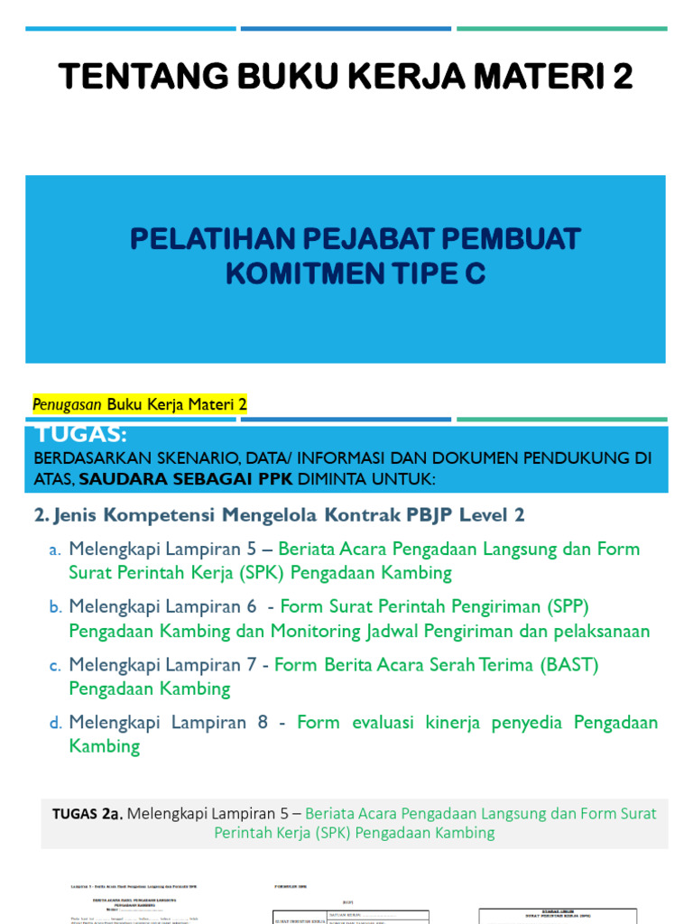 Tentang Buku Kerja M-2 | PDF