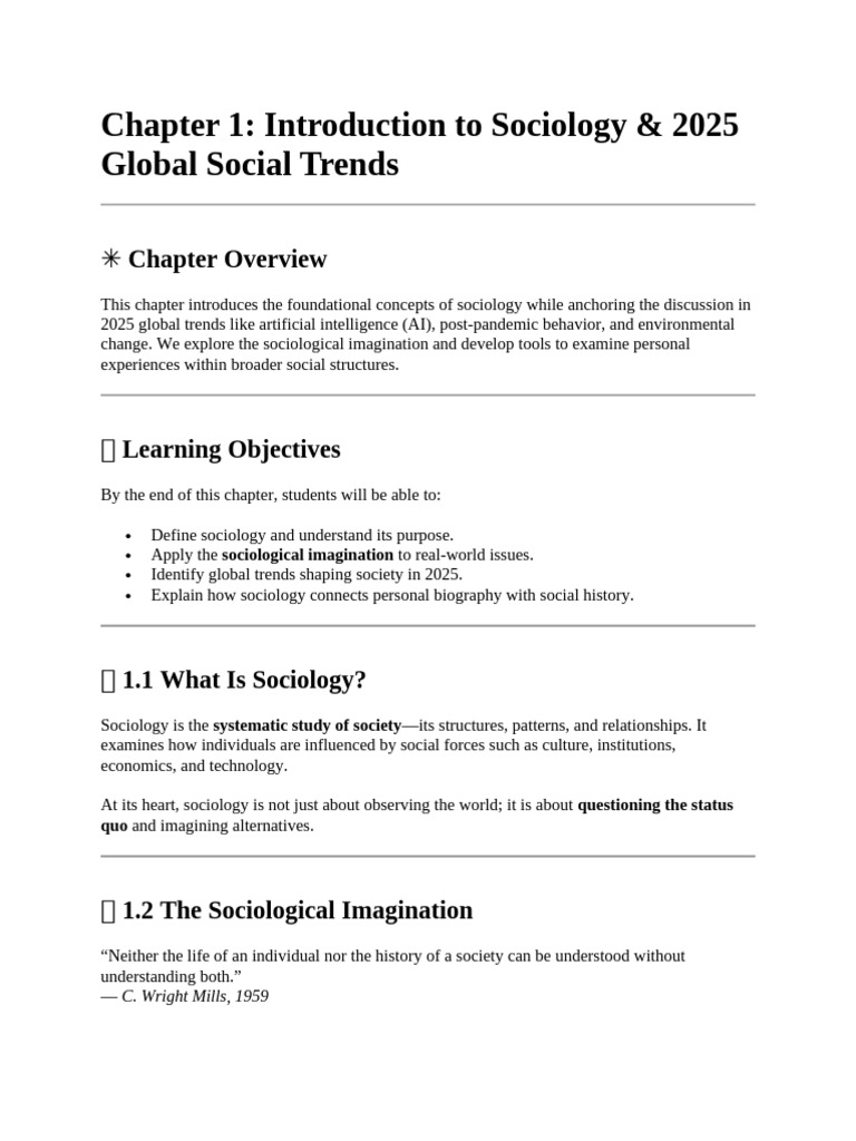 SOC 201 Book Summer 2025 | PDF | Sociology | Intersectionality