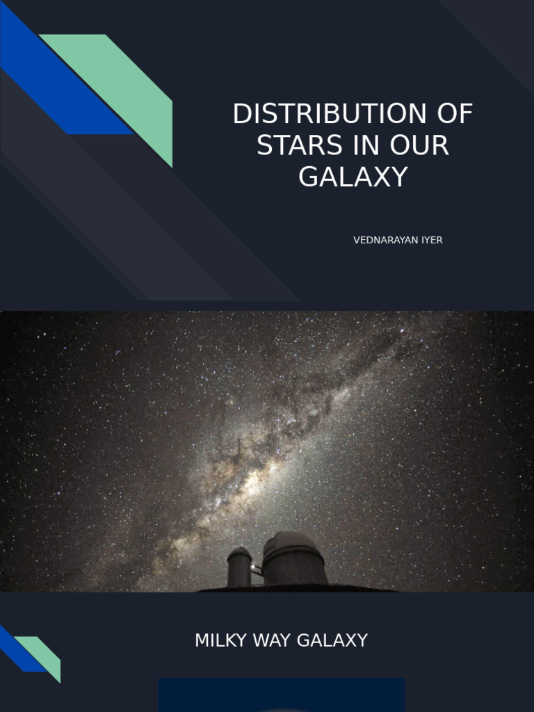 Distribution of Stars in Our Galaxy | PDF