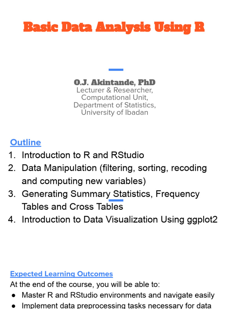 R Data Analysis: Basics & Visualization | PDF | Computer Terminal | Command Line Interface